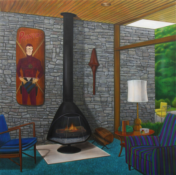 Graham Fletcher | Spirit Rooms II (Shield and Club) | Milford Galleries ...