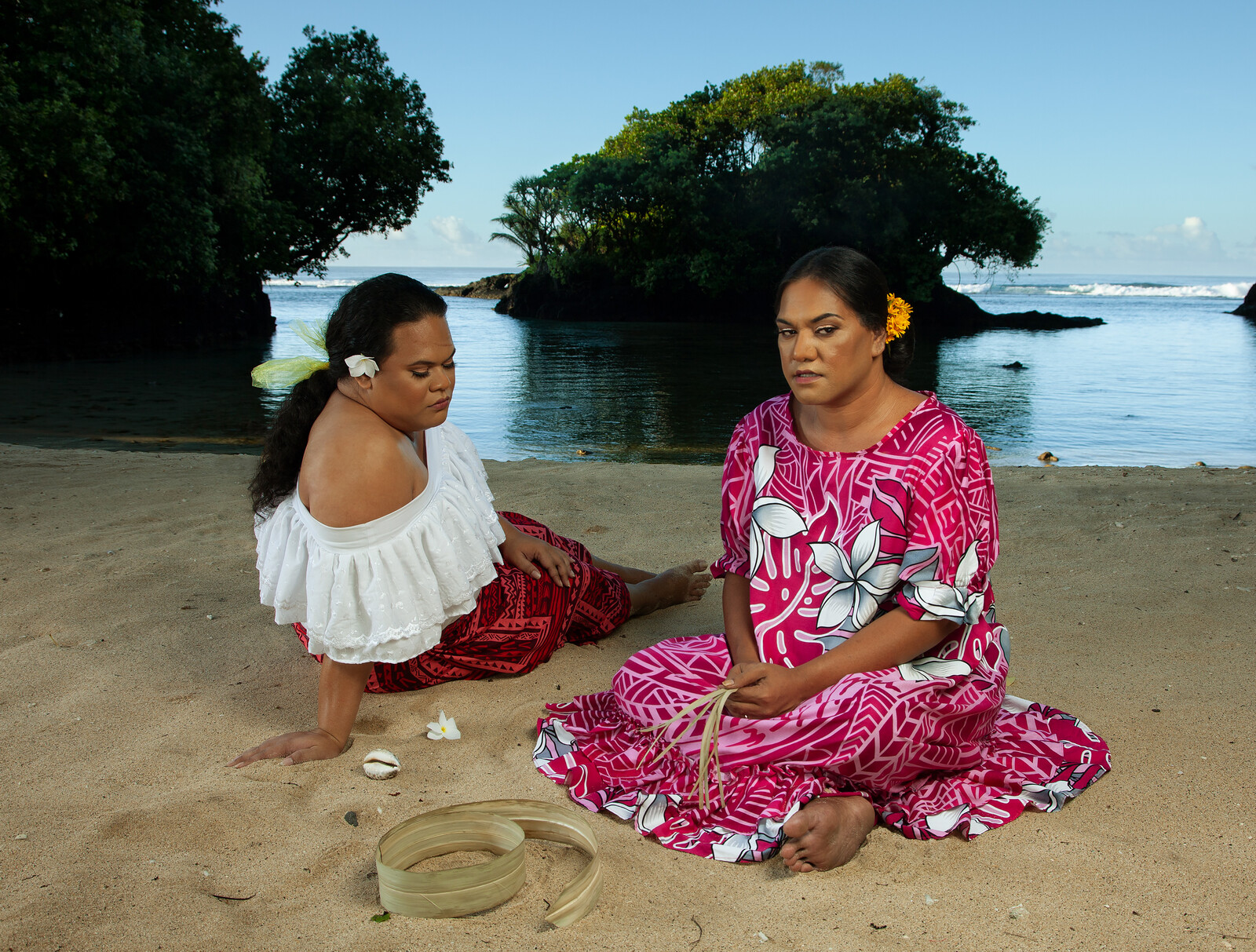 Yuki Kihara | Two Fa'afafine on the Beach (after Gauguin) | Milford ...