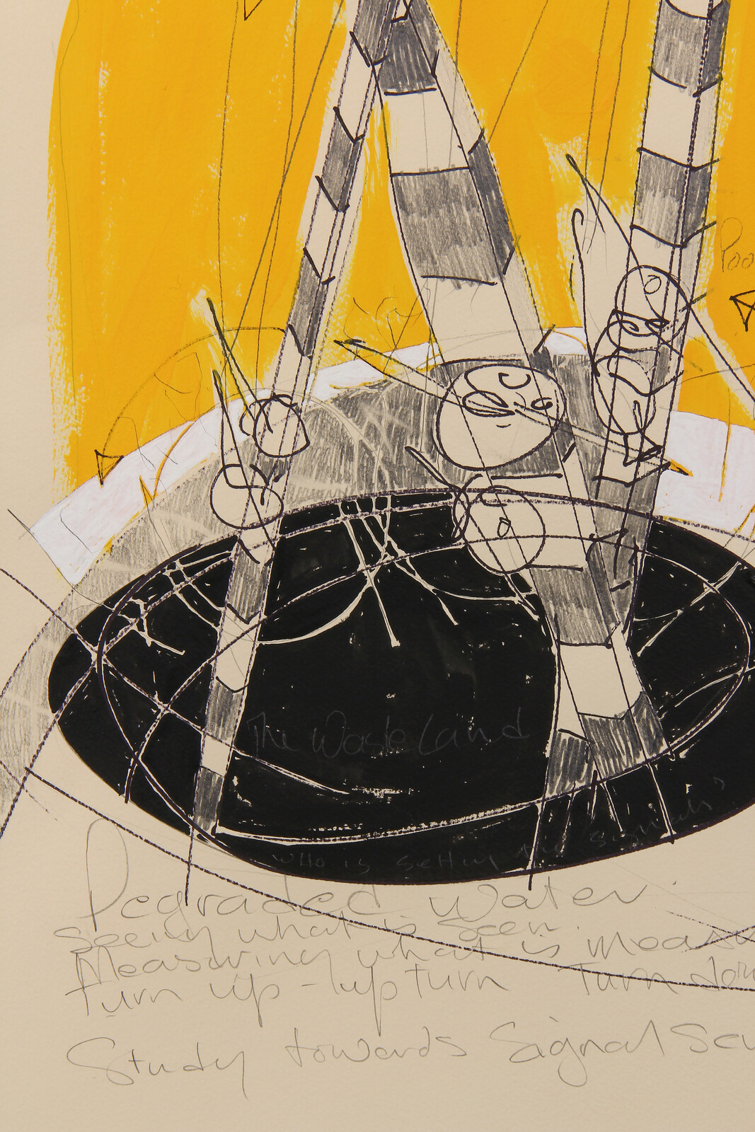 Graham Bennett | Study for Signal Sculpture (Degraded Water) | Milford ...