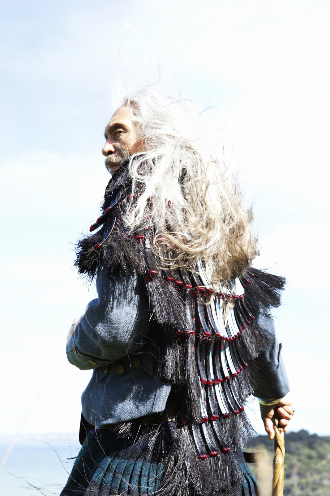 Te Rongo Kirkwood | Turua Pō (Black Maire) | Milford Galleries Dunedin